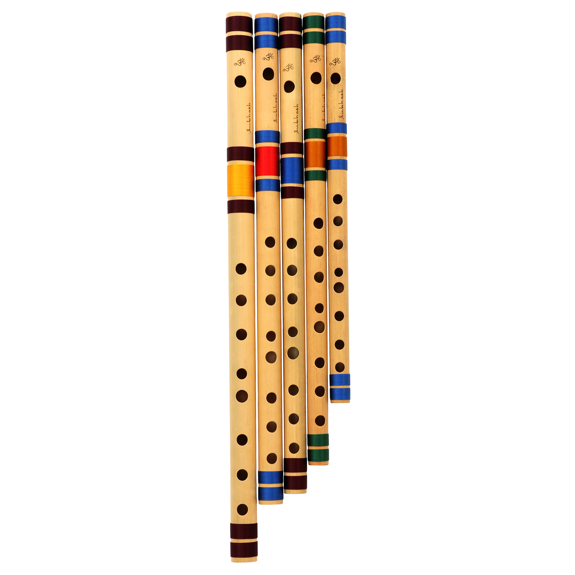 Carnatic 5 Flutes Set Right Hand