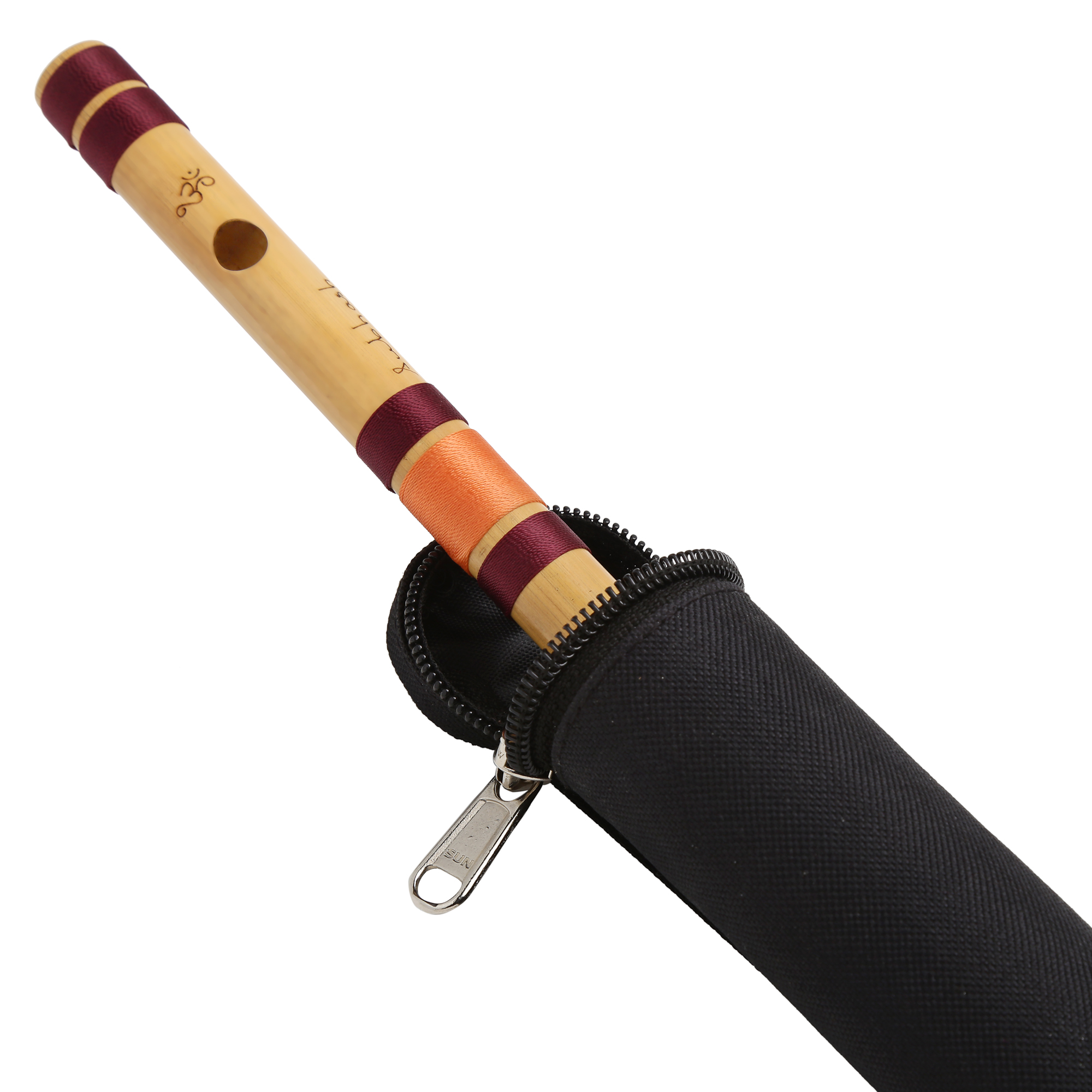 A Natural Small Bansuri Flute (Right Hand) 11.6 inches ( 29.5 CM)