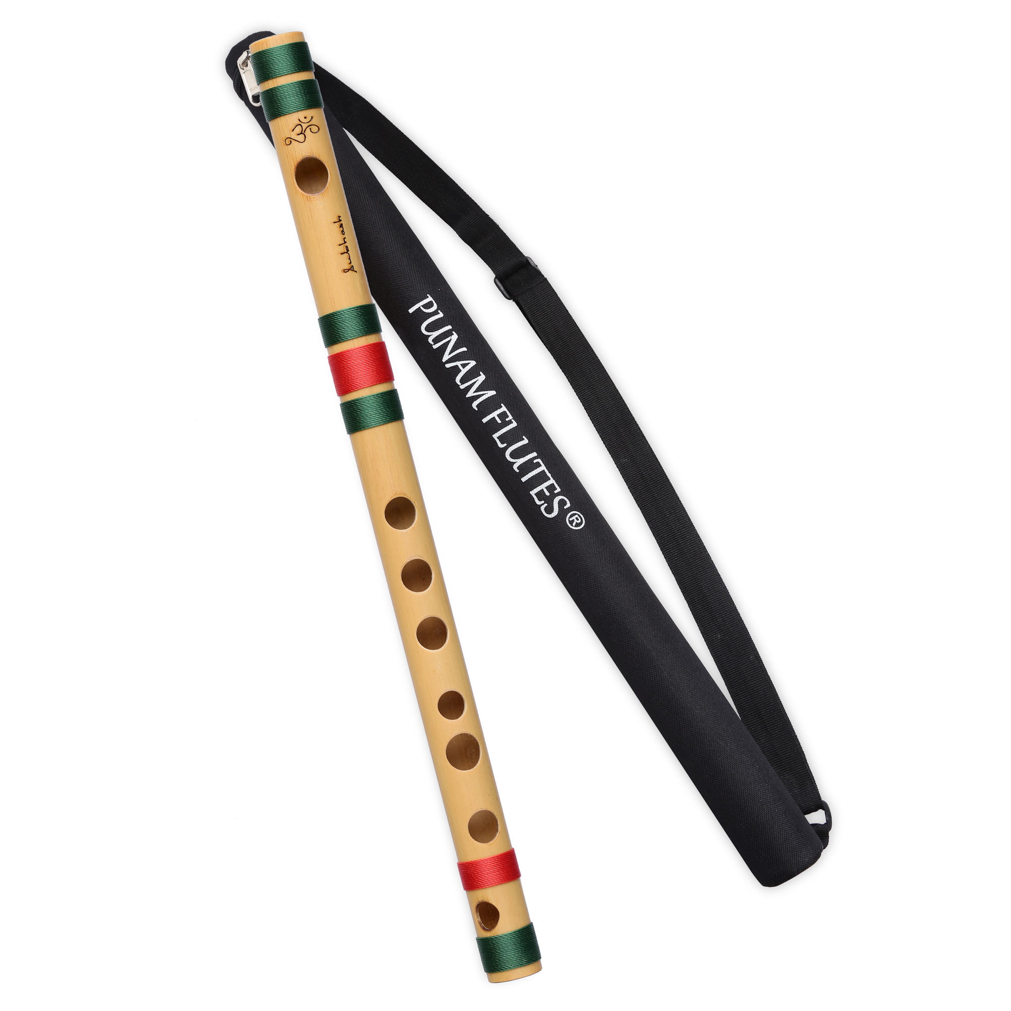 C Sharp Small Bansuri Flute (Right Hand) 9.3 inches ( 23.6 CM )