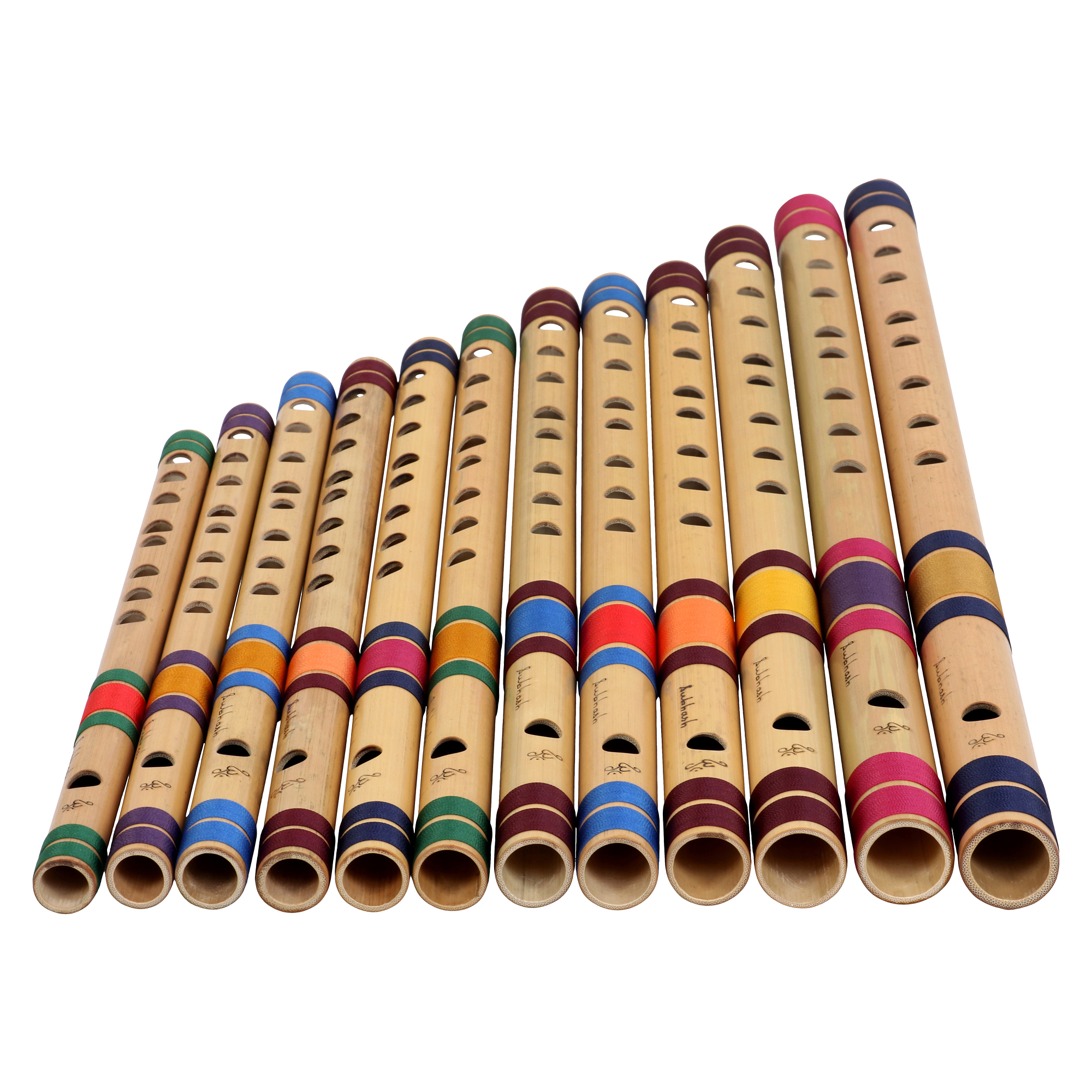 Carnatic 12 Flutes Full Set Right Hand